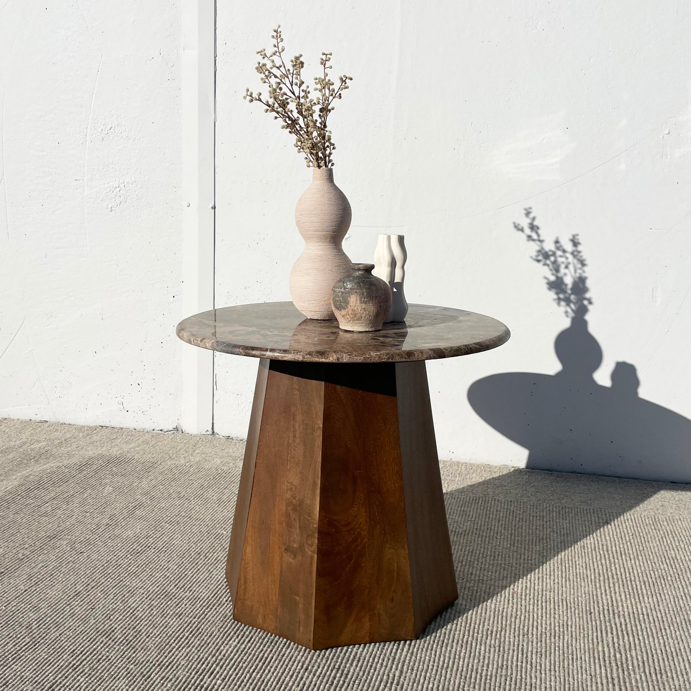 Andes Marble Side Table – Loft Furniture NZ