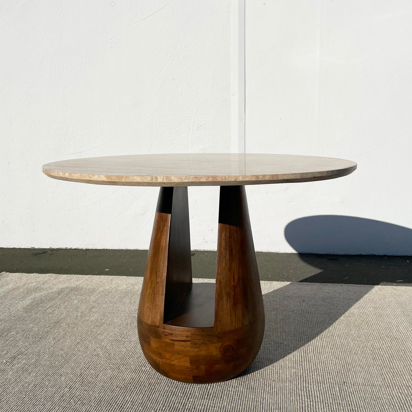 Calvino Travertine Dining Table – Loft Furniture NZ