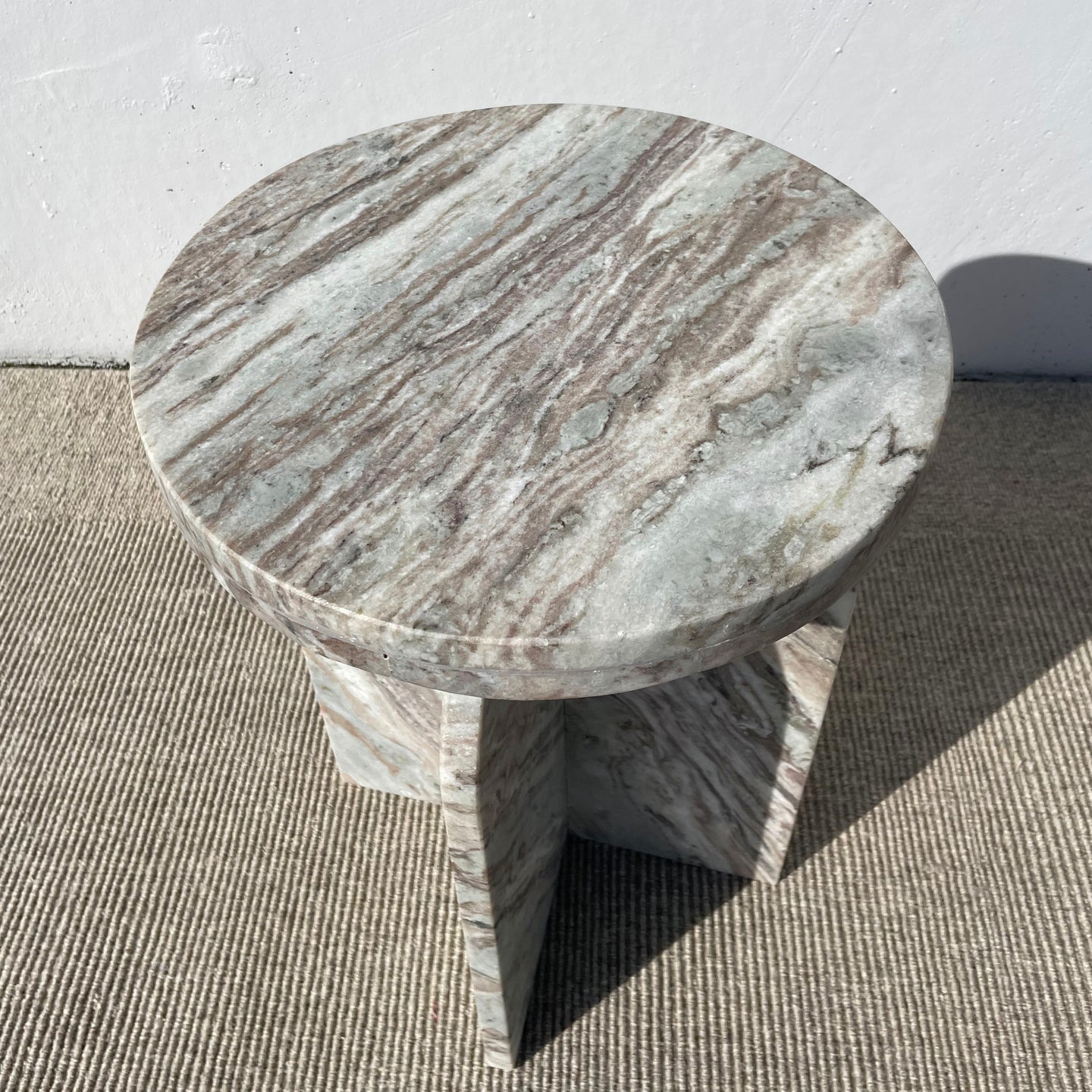 Emperor Side Table - Indian Stone – Loft Furniture NZ