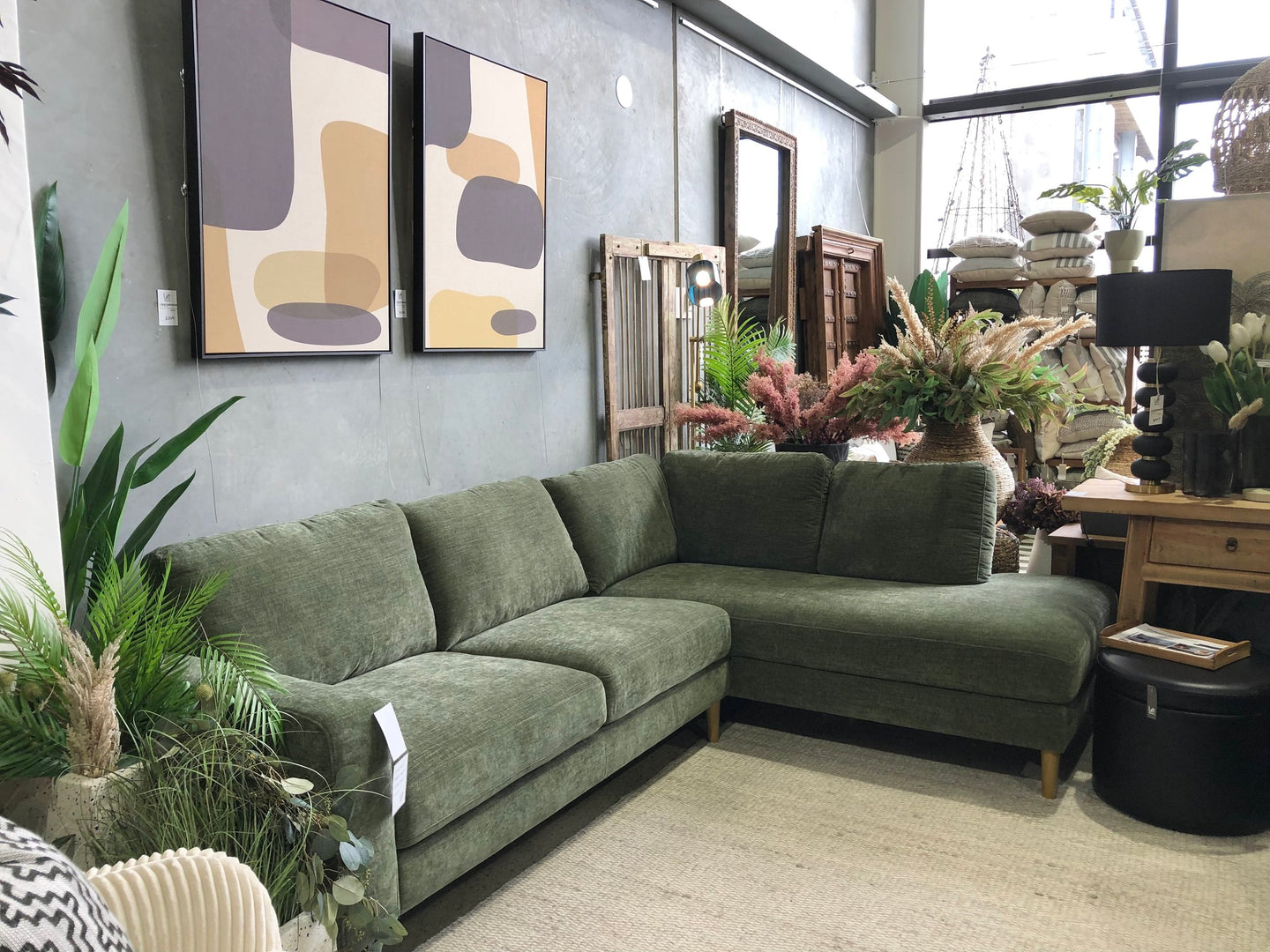 Madeleine Chaise Sofa - Heritage – Loft Furniture NZ